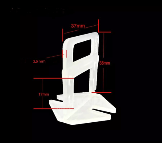 AlJessour| VIVA MAX PLASTIC TILE CLIP 2 MM - WHITE